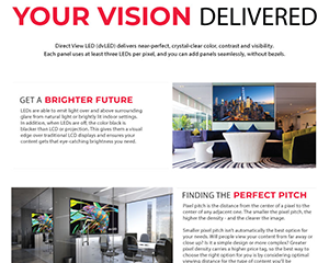 Sharp dvLED: Your Vision Delivered - Infographics | Sharp for business