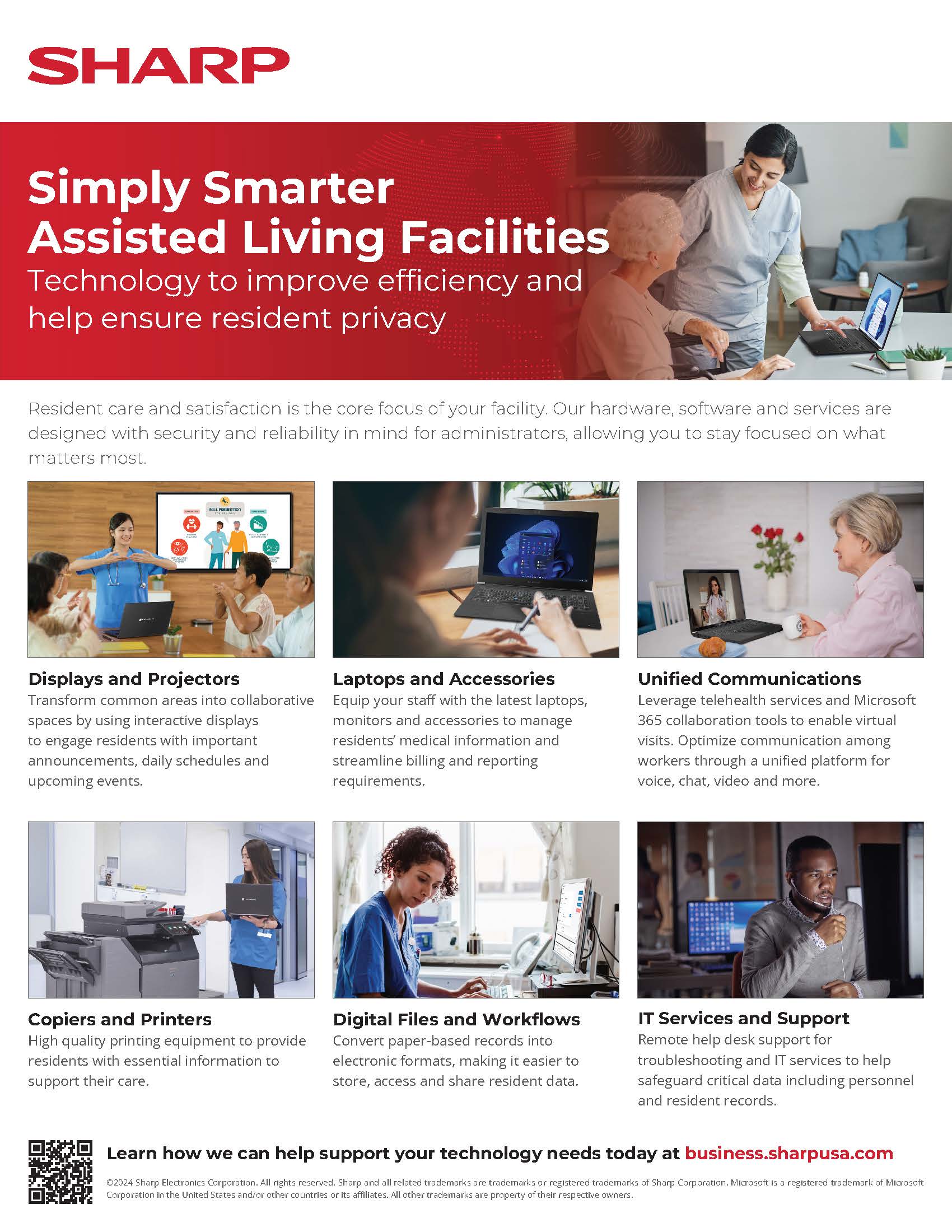 Simply Smarter Assisted Living Facilities - Guides | Sharp for business