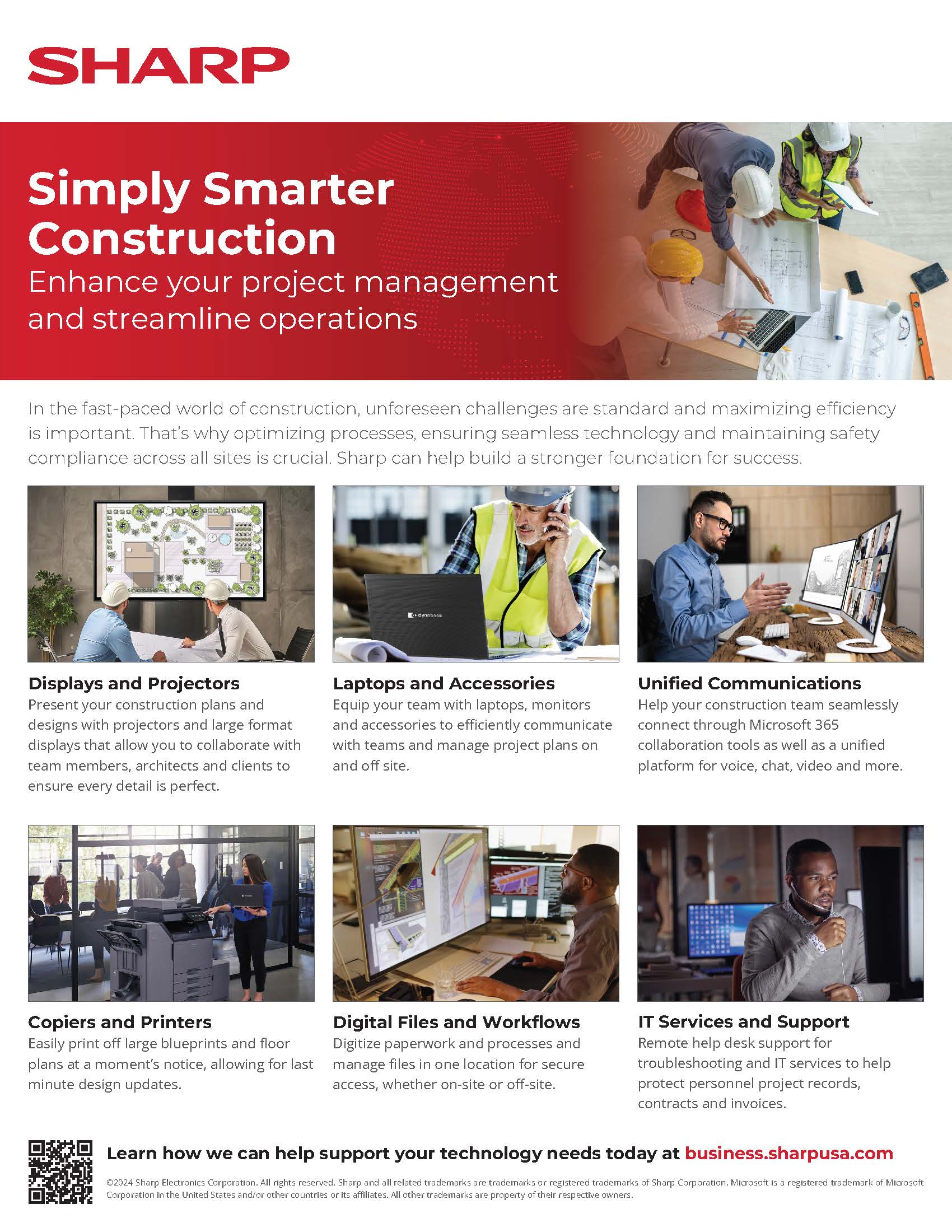 Simply Smarter Construction - Guides | Sharp for business