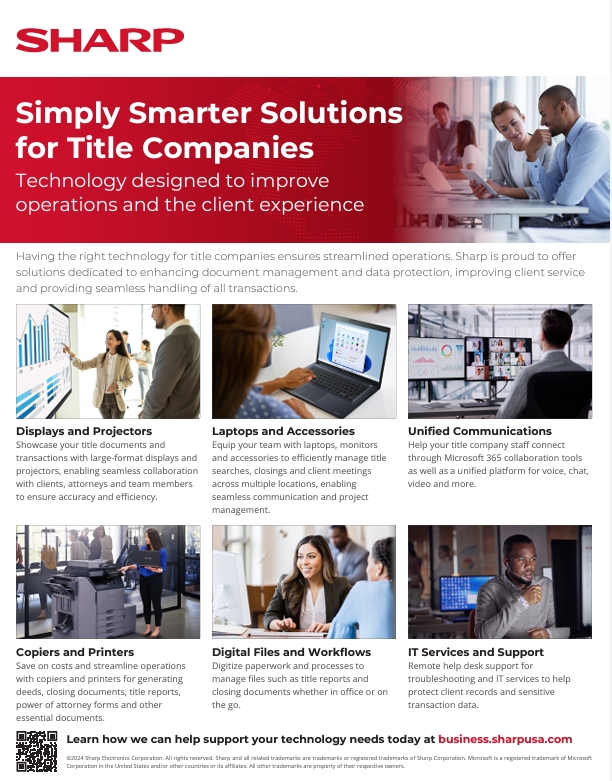 Simply Smarter Solutions for Title Companies - Guides | Sharp for business