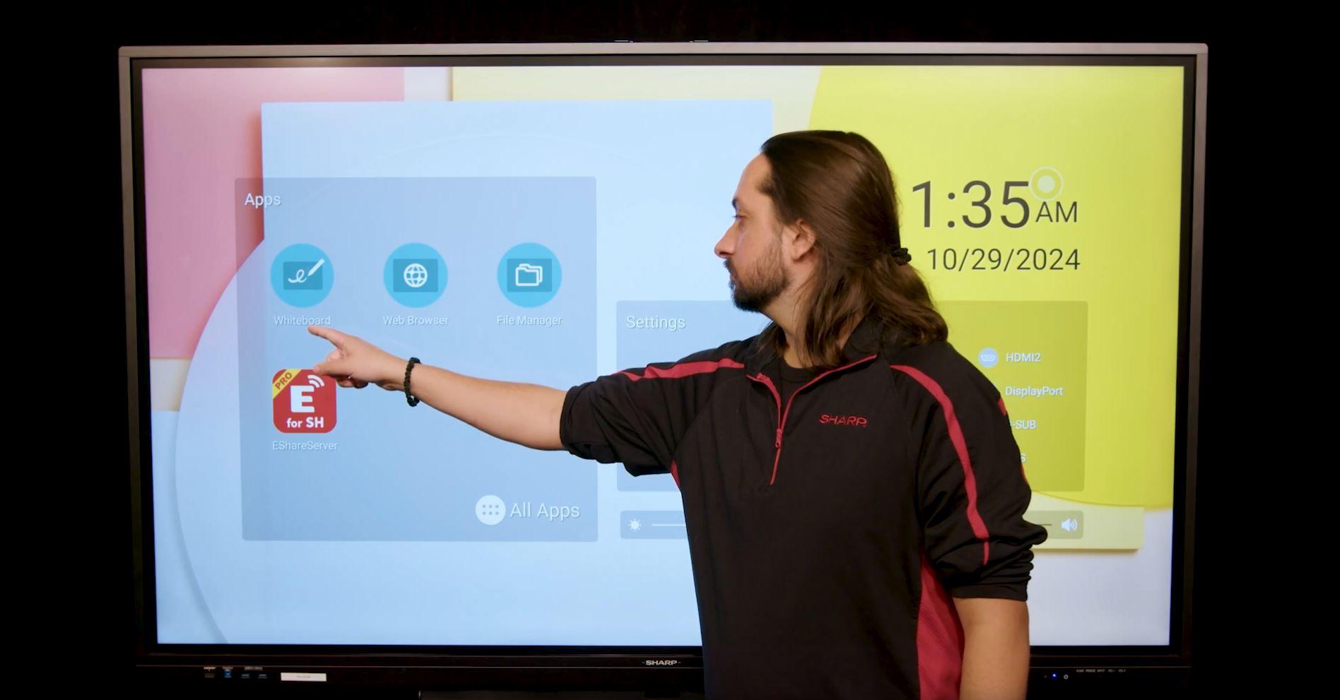 PN-LC Series AQUOS BOARD Collaboration Display Overview - Videos ...