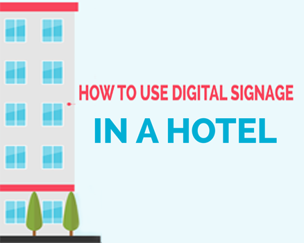 How to Use Digital Signage in a Hotel - Infographics | Sharp for business