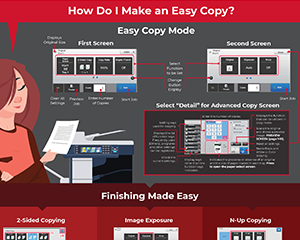 How Do I Make an Easy Copy? - Infographics | Sharp for business