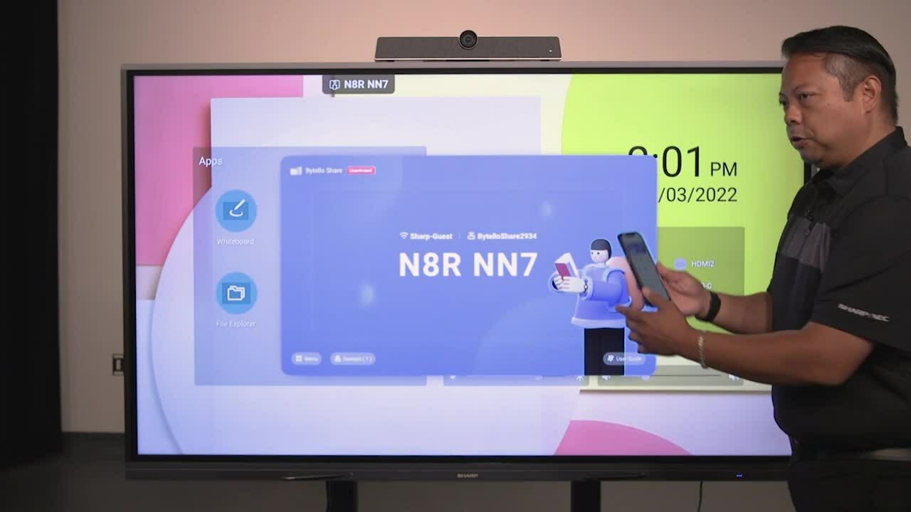 Bytello Share for Wireless Casting - Videos | Sharp for business