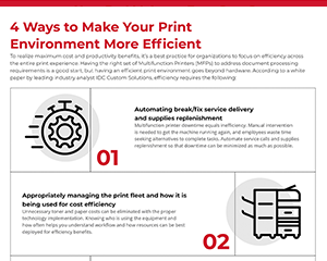 4 Ways to Make Your Print Environment More Efficient - Infographics ...