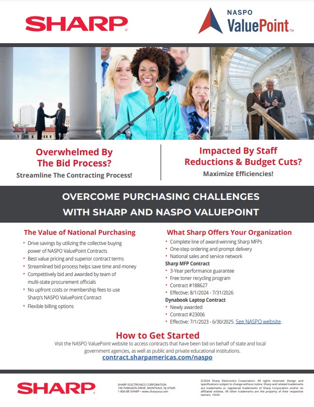 Overcome Purchasing Challenges with Sharp and NASPO ValuePoint - Guides | Sharp for business
