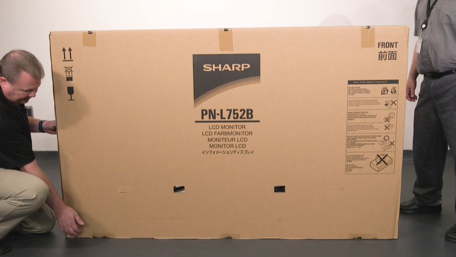 Unboxing and Installation: AQUOS BOARD PN-L2B Series - Videos | Sharp ...