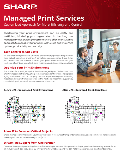 Sharp Managed Print Services: Boost Efficiency, Cut Costs